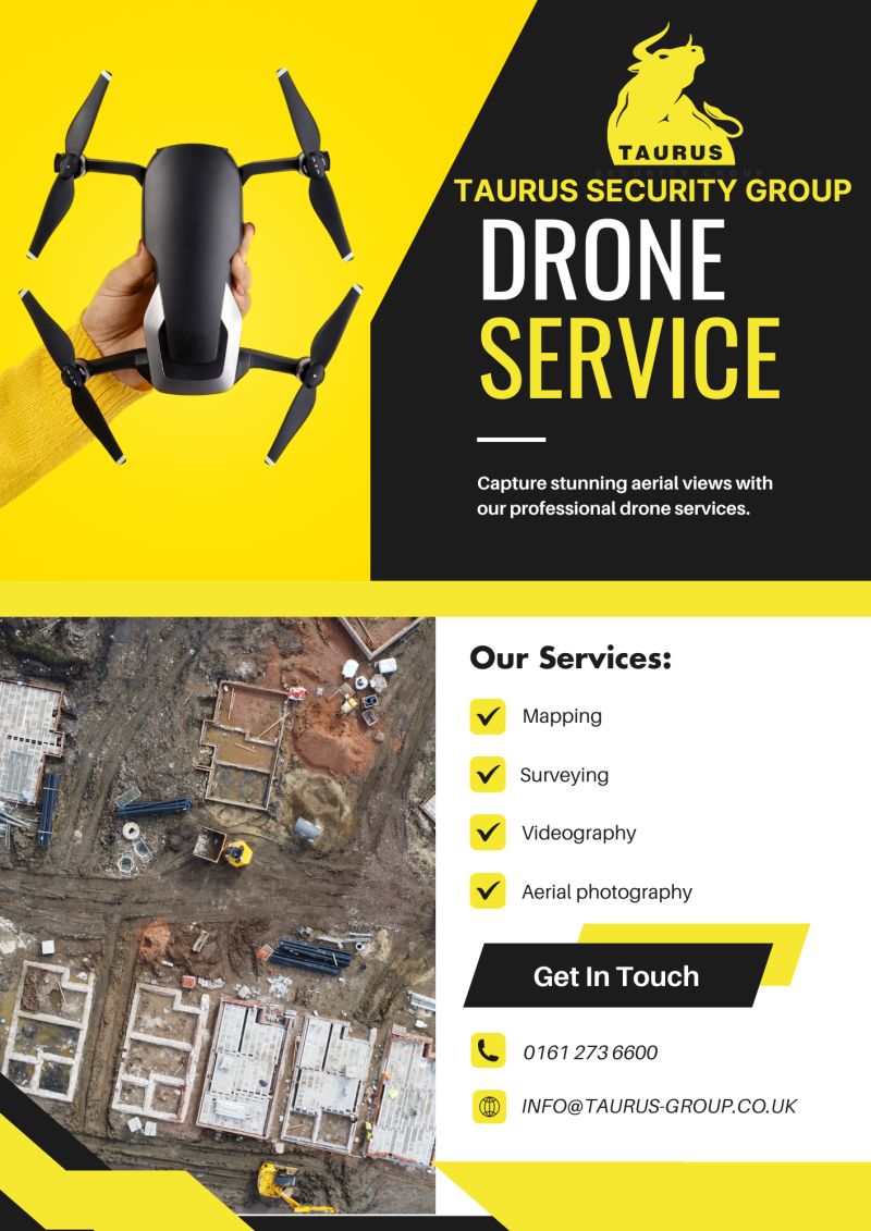 Taurus launches Drone Service – Taurus Security Group